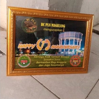 Jual PIGURA A4 untuk sertifikat dan PIAGAM UKURAN 21X30 list emas dan ...