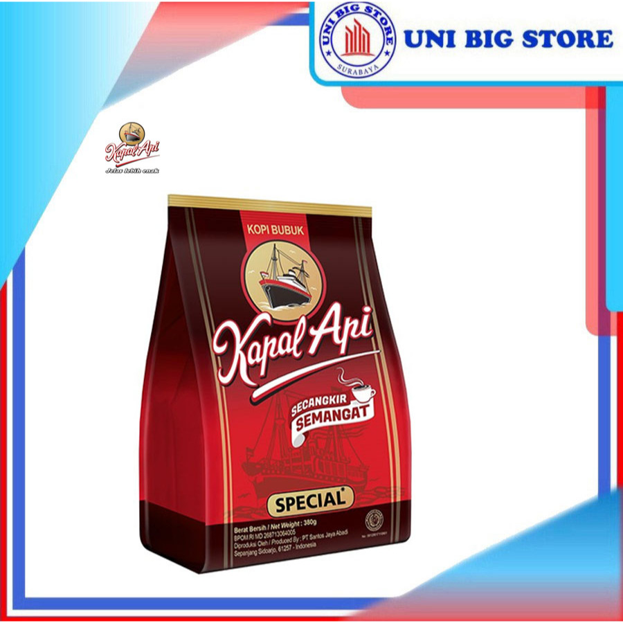 Jual Kapal Api Special Kopi Bubuk Bag Merah 350 gram | Shopee Indonesia