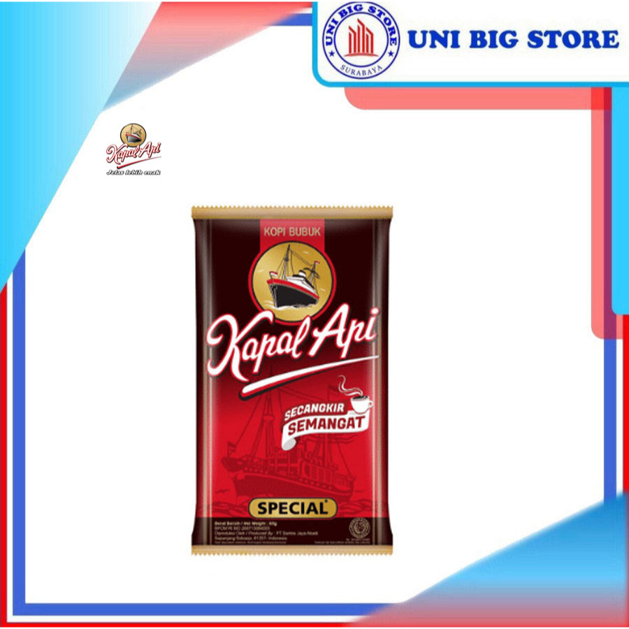 Jual Kapal Api Special Kopi Bubuk Sachet Merah 60 gram | Shopee Indonesia