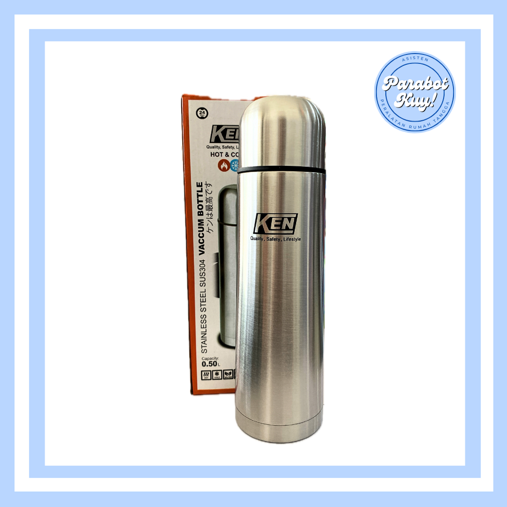 Jual Termos Ken Stainless Steel / Termos 500ml / Termos 1000 ml 1liter ...