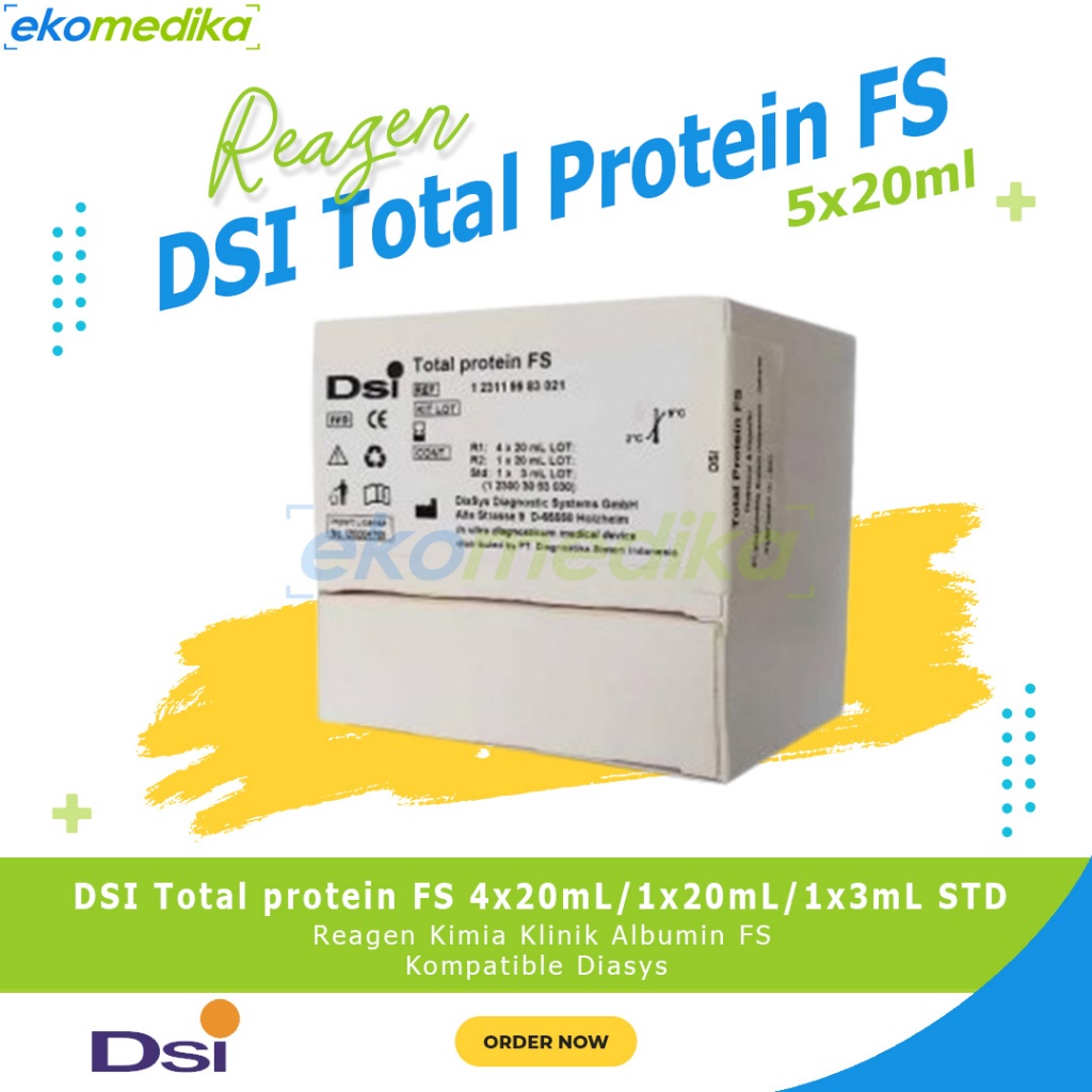 Jual Reagen Total Protein FS 4x20ml DSI / DIASYS Total Protein FS ED.11 ...