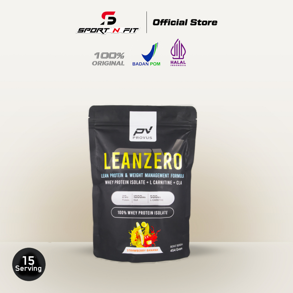 Jual Provus - LEAN ZERO WHEY PROTEIN 450Gram | Shopee Indonesia