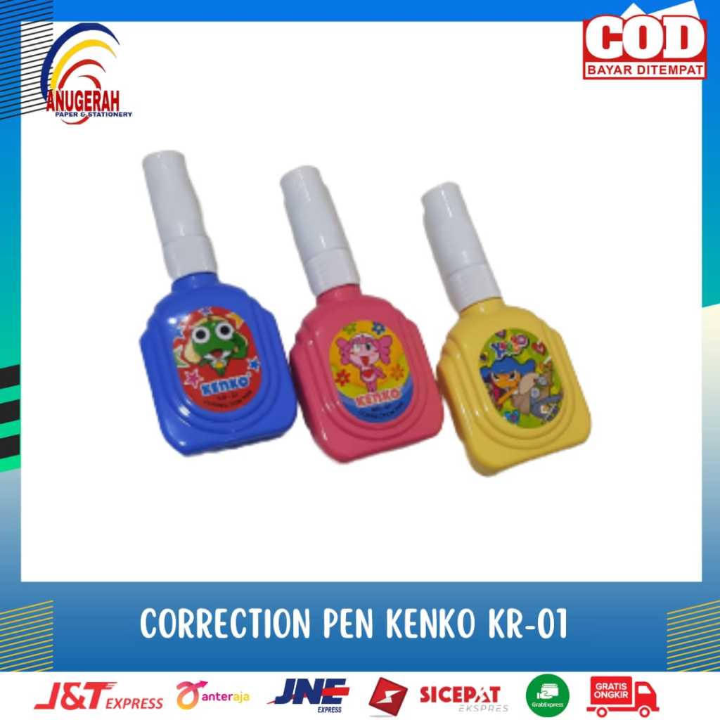 Jual CORRECTION PEN/TIPE X KENKO KR-01 (PCS) | Shopee Indonesia