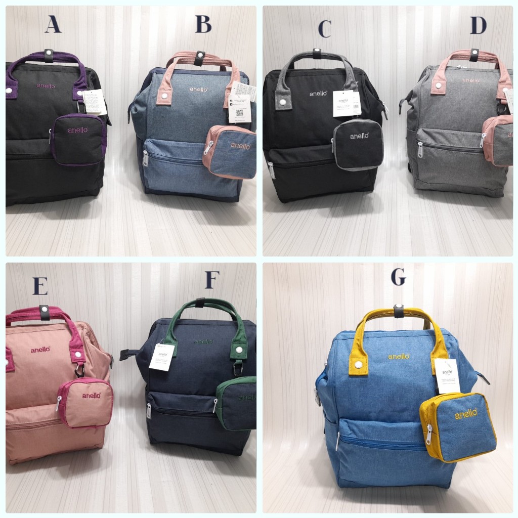 Jual Tas Travel Ransel Anelo Backpack Medium Ada Slot Belakang Koper ...