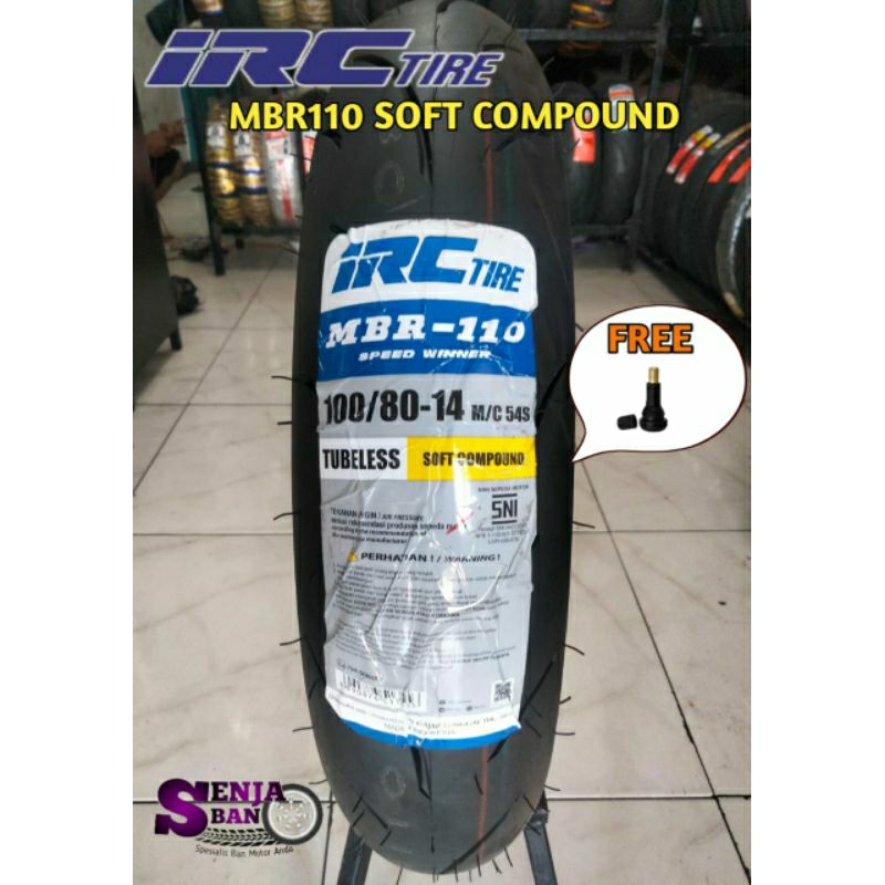 Jual IRC MBR110 SOFT COMPOUND 100/80-14 | Shopee Indonesia