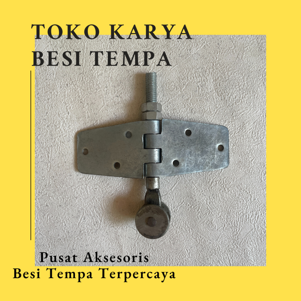 Jual Roda Single Kupu Haski / Engsel Roda Pintu Garasi Haski / Engsel ...