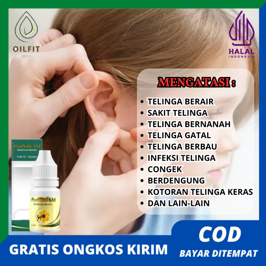 Jual Obat Tetes Kuping Bernanah, Berair, Infeksi Telinga, Congek, Curek ...