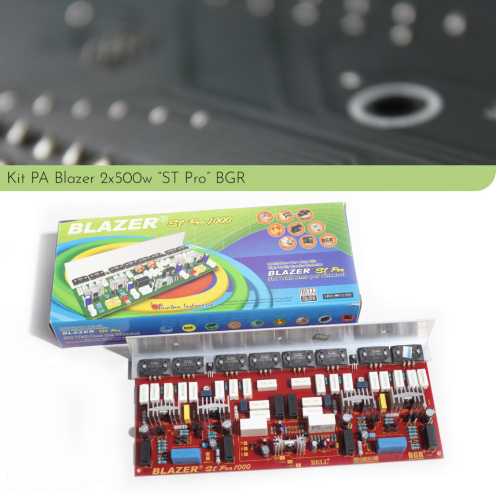 Jual Kit Rakitan Power Blazer 1000 watt 2 x 500 watt st pro stereo BGR ...