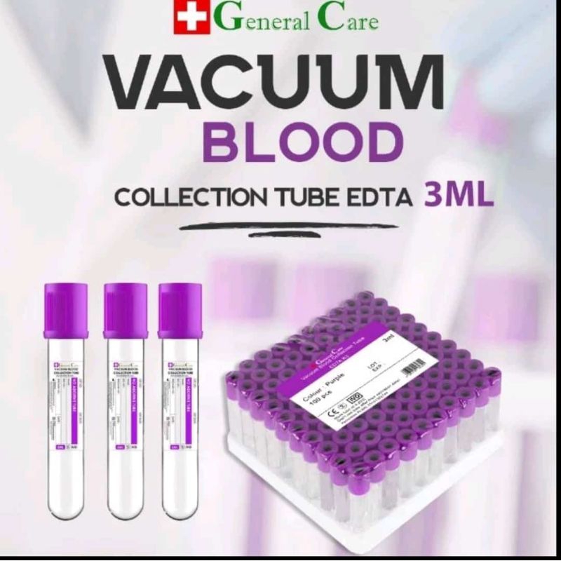Jual Tabung Darah GC 3ml isi 100/Vacuum Blood Collection Tube EDTA K3 ...