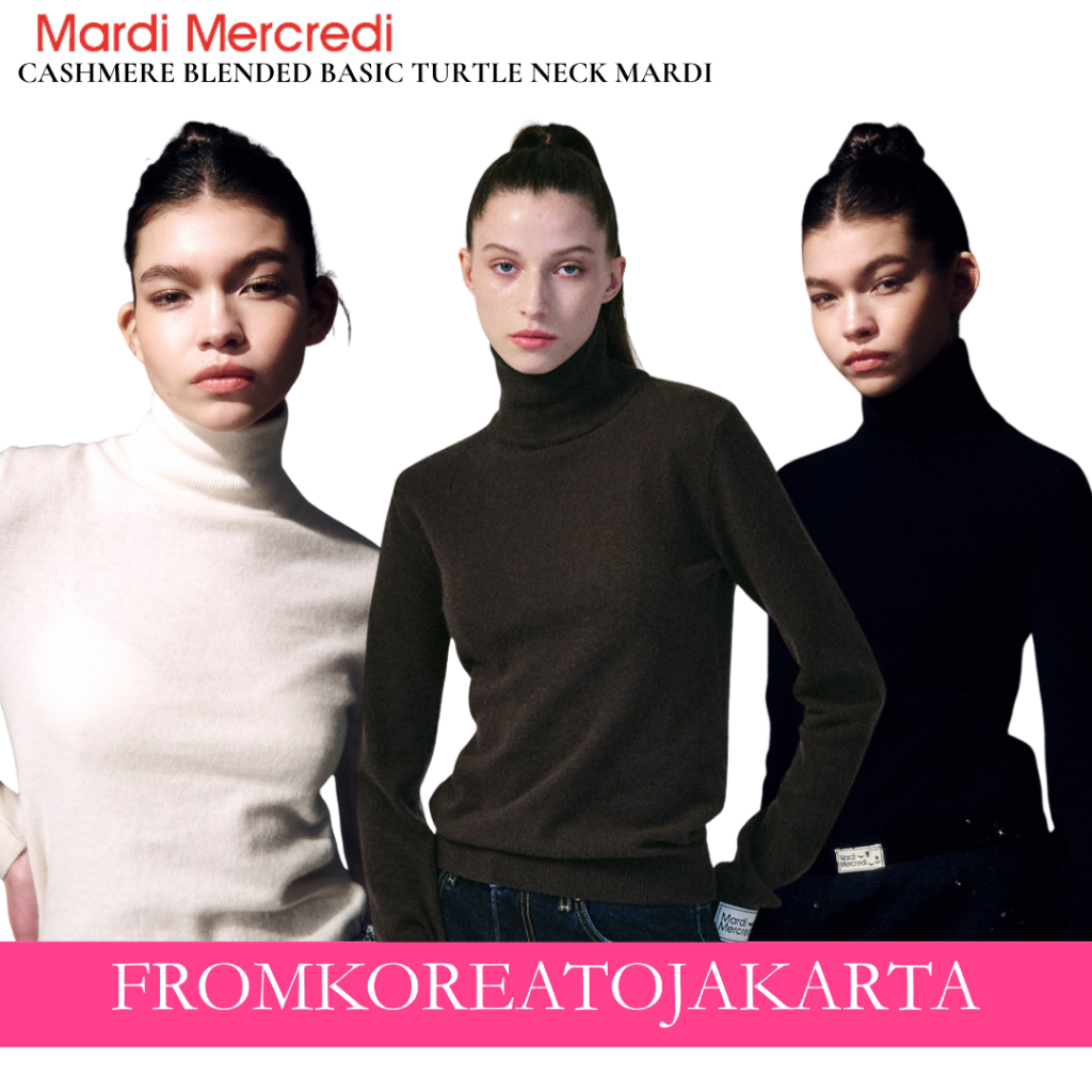 Jual MARDI MERCEDI CASHMERE BLENDED BASIC TURTLE NECK MARDI | Shopee Indonesia