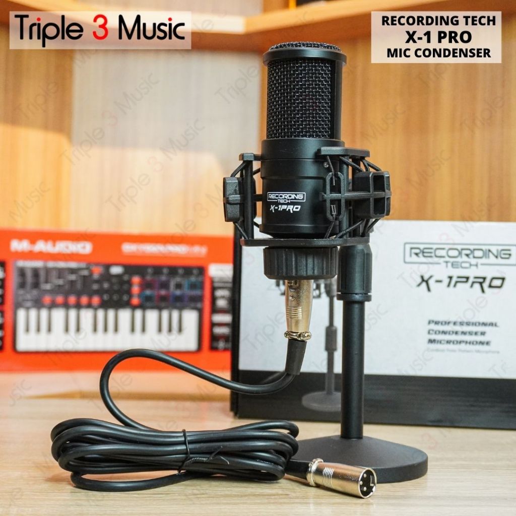 Jual Recording Tech X1 X 1 X-1 Mic XLR Condenser Microphone ORIGINAL ...