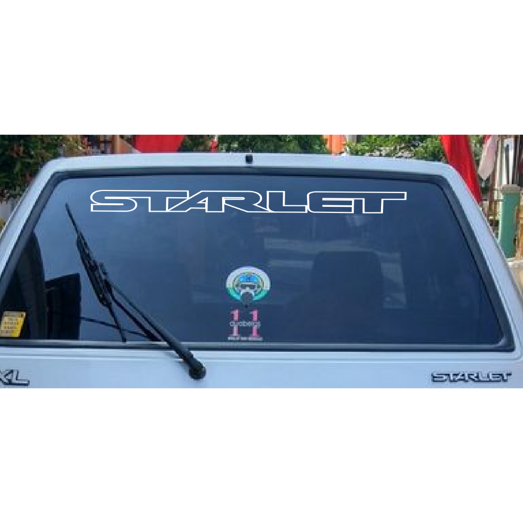 Jual Stiker STARLET kaca Starlet Kotak /KAPSUL | Shopee Indonesia