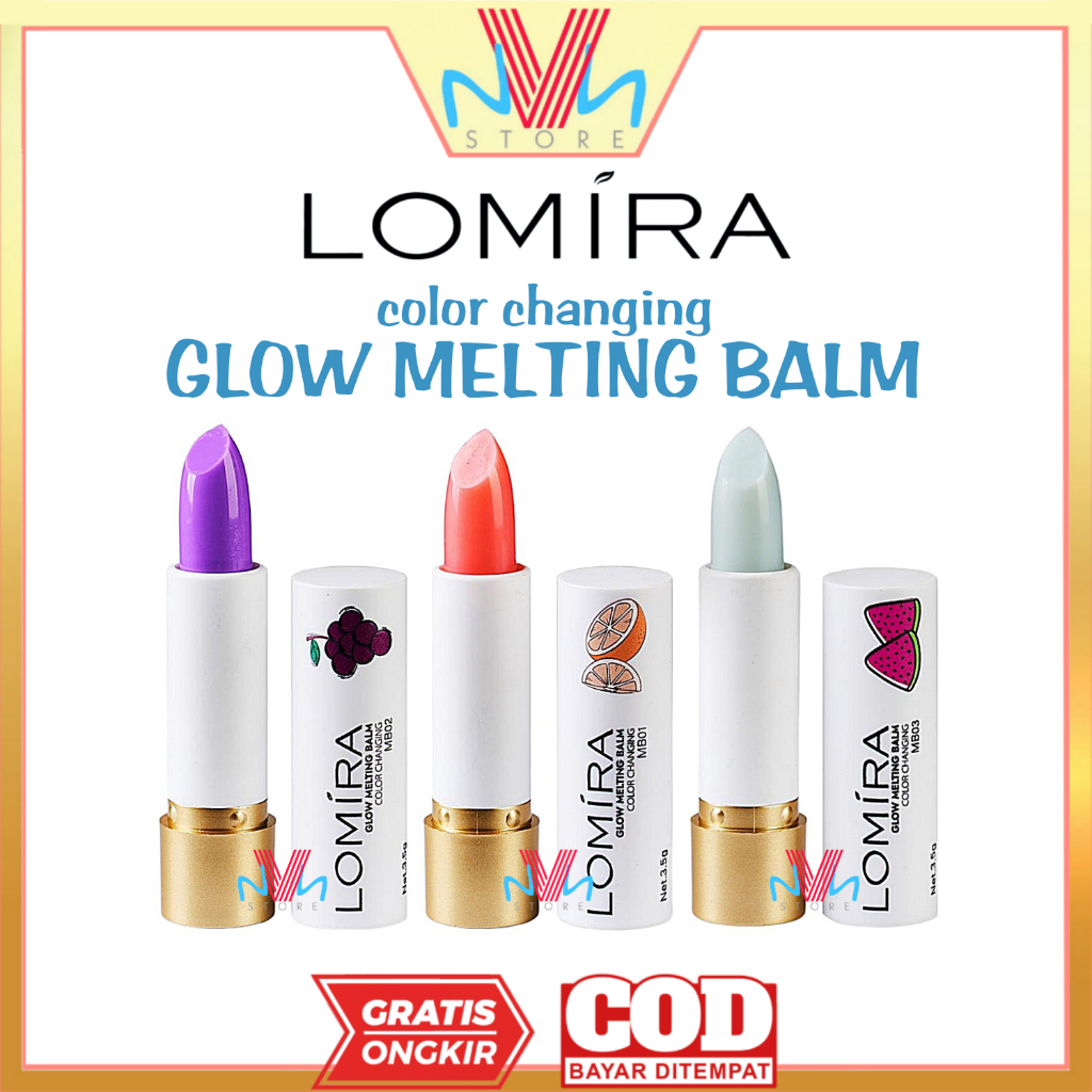 Jual LOMIRA GLOW MELTING BALM COLOR CHANGING - LOMIRA LIP BALM - PELEMBAB BIBIR | Shopee Indonesia