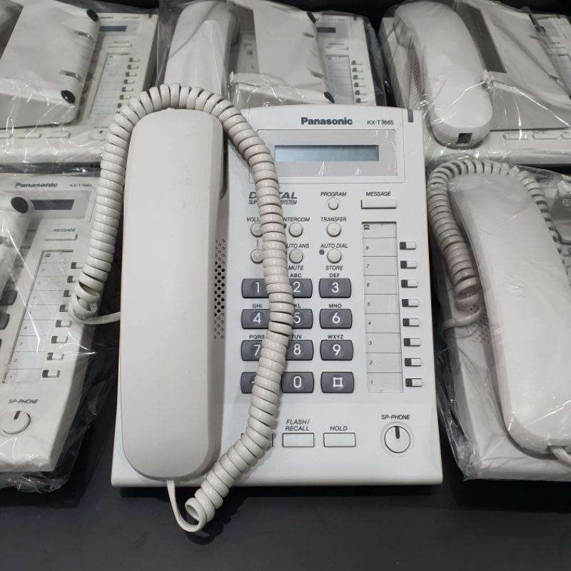 Jual Telepon Panasonic Digital KX-T7665 Unit Second Bagus Bergaransi | Shopee Indonesia