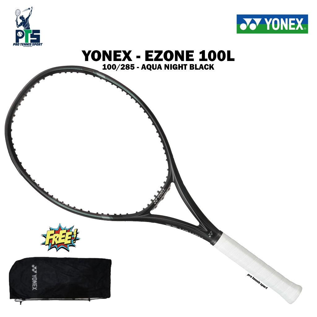 Jual Raket Tenis Yonex EZONE 100 L 285 gr Aqua Night Black 2024 Made Japan | Shopee Indonesia