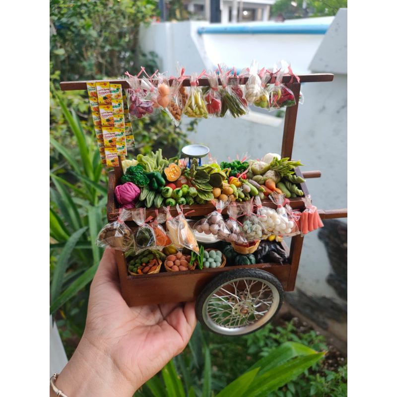 Jual Miniatur Gerobak Sayur | Shopee Indonesia