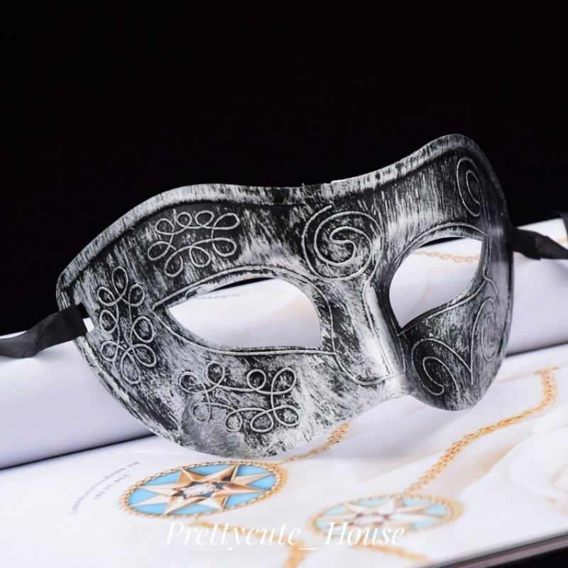 Jual Topeng Pesta Masquerade Party Mask Pria Wanita Halloween | Shopee ...