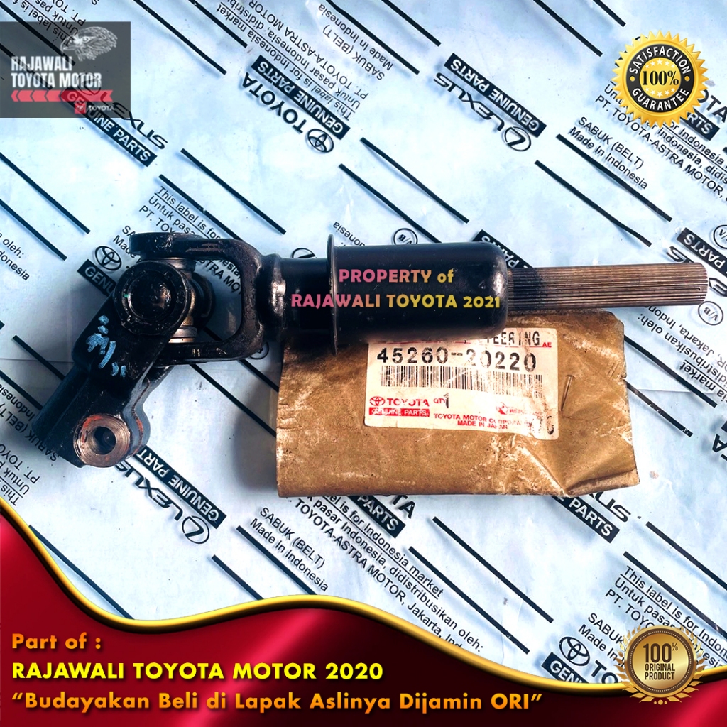 Jual Shaft Joint Stir Corona ST171 AT170 Twincam Steering New Original ...