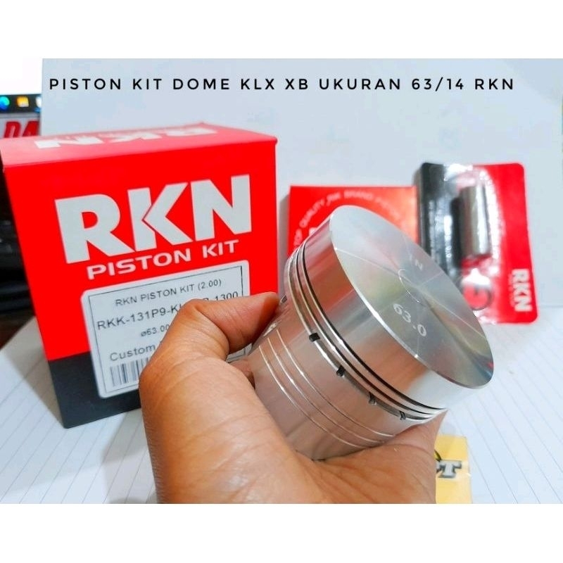 Jual PISTON KIT KLX XB DIAMETER 61/62/63/64/65 PIN 14 RKN-BOYRENK ...