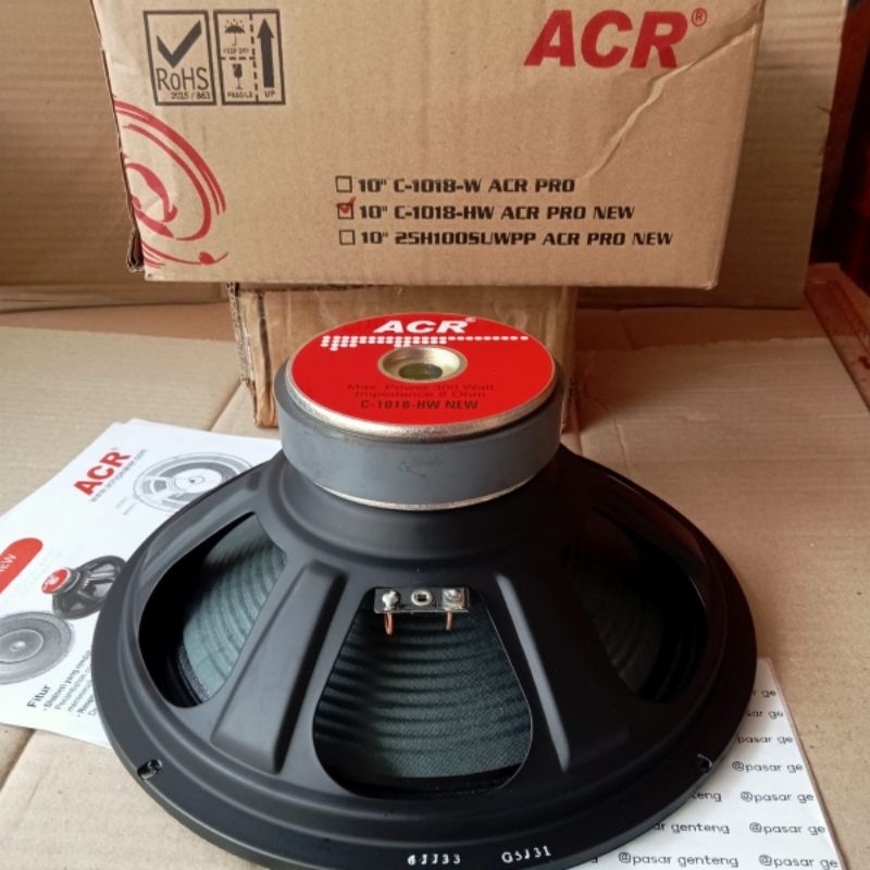 Jual speaker 10 in /10 inch acr c 1018-HW ACR PRO NEW bukan c 1018-w ...