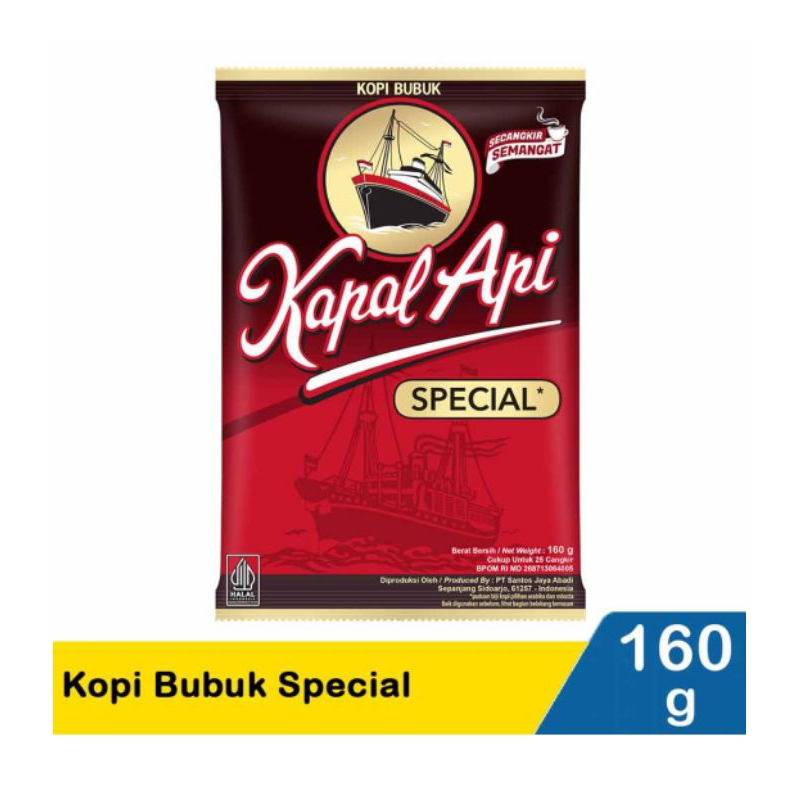 Jual kopi kapal api spesial 160 gr | Shopee Indonesia