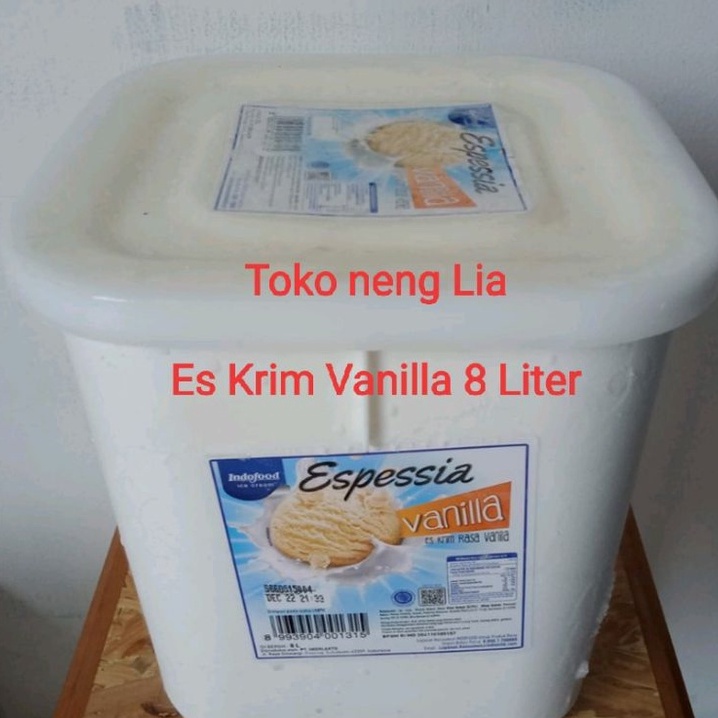 Jual GTRJ866 STAR Es Krim Vanilla 8 Liter Ice Cream Vanila 8l ...