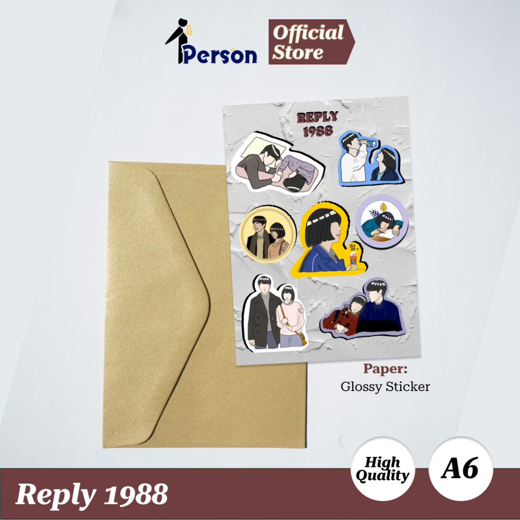 Jual Sticker Reply 1988 | Sticker Set Drama Korea | Sticker Korean ...