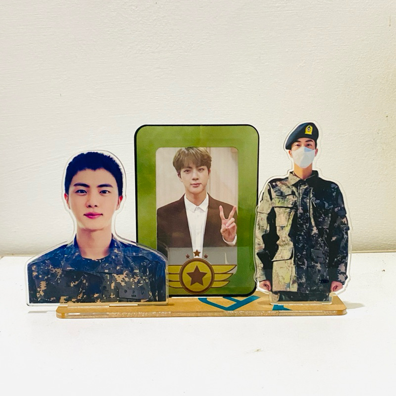 Jual Standee Holder BTS Seokjin military | Shopee Indonesia