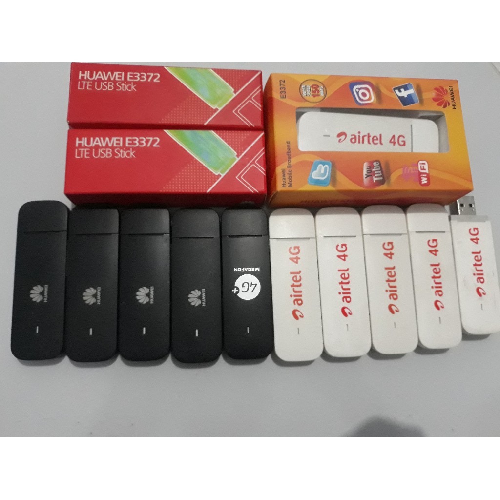 Jual Modem USB 4G LTE Unlock All operator Hilink E3372h 607 Original ...
