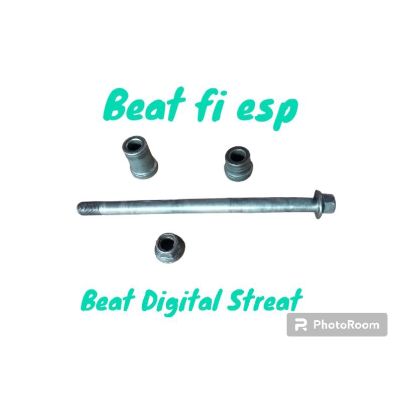 Jual Baut as roda depan plus bosh kanan kiri Honda beat fi esp pop Beat ...