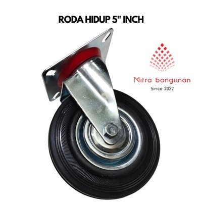Jual Mitra Bgn - RODA ETALASE 5" inch/RODA KARET/RODA TROLLEY tipe ...