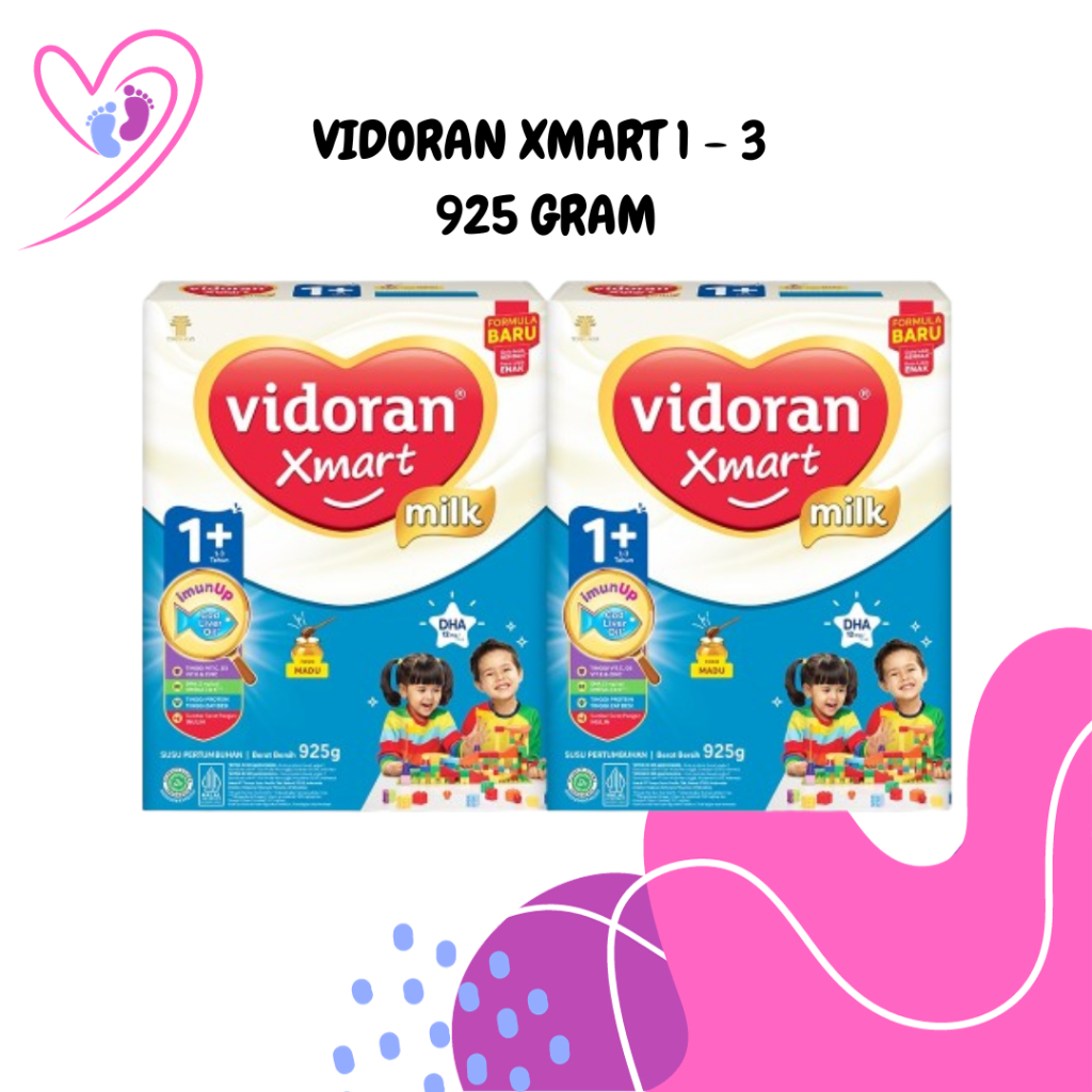 Jual Vidoran Xmart 1+ Madu / Vanilla 925 gr dan 700 gr Susu Formula ...