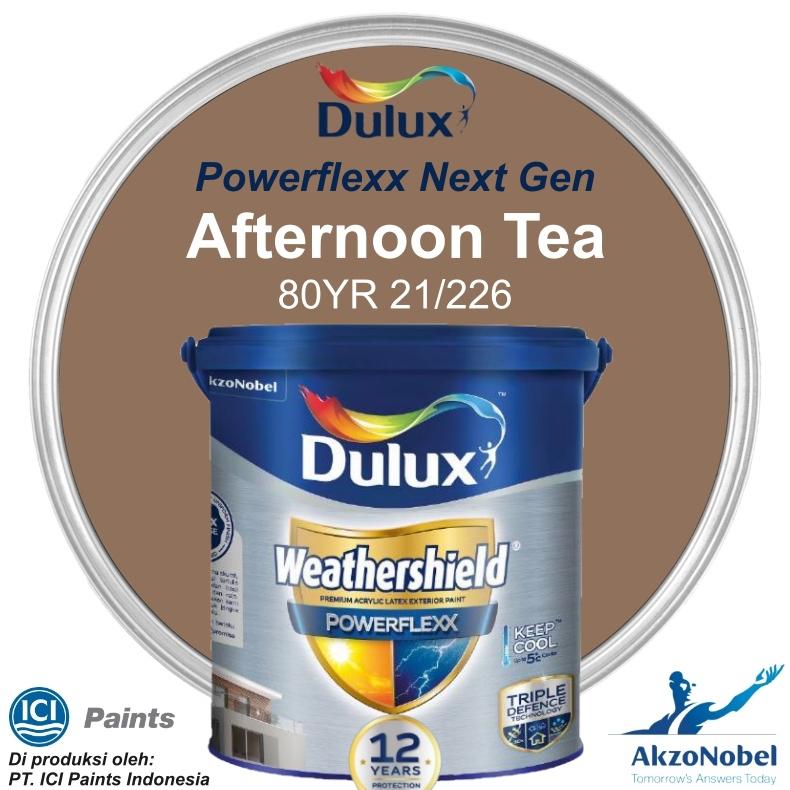 Jual CAT DULUX WEATHERSHIELD POWERFLEXX 20 LT - AFTERNOON TEA 80YR 21/ ...