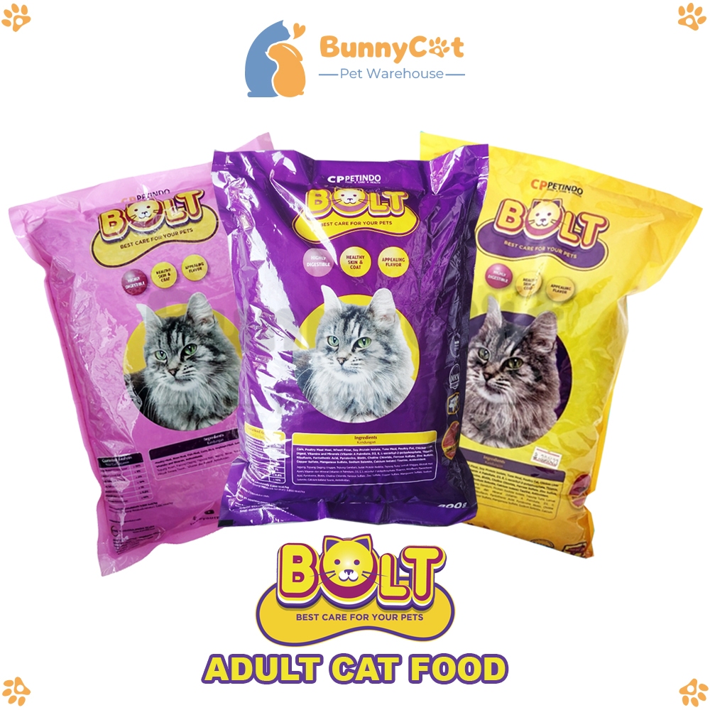 Jual BOLT Makanan Kucing Kering Dewasa 800gr Cat food 800 gram | Shopee ...