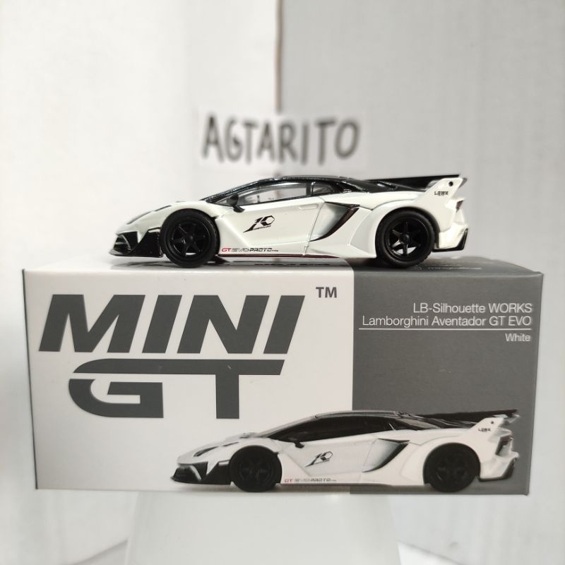 Jual Mini GT 467 LBWK Lamborghini Aventador White | Shopee Indonesia