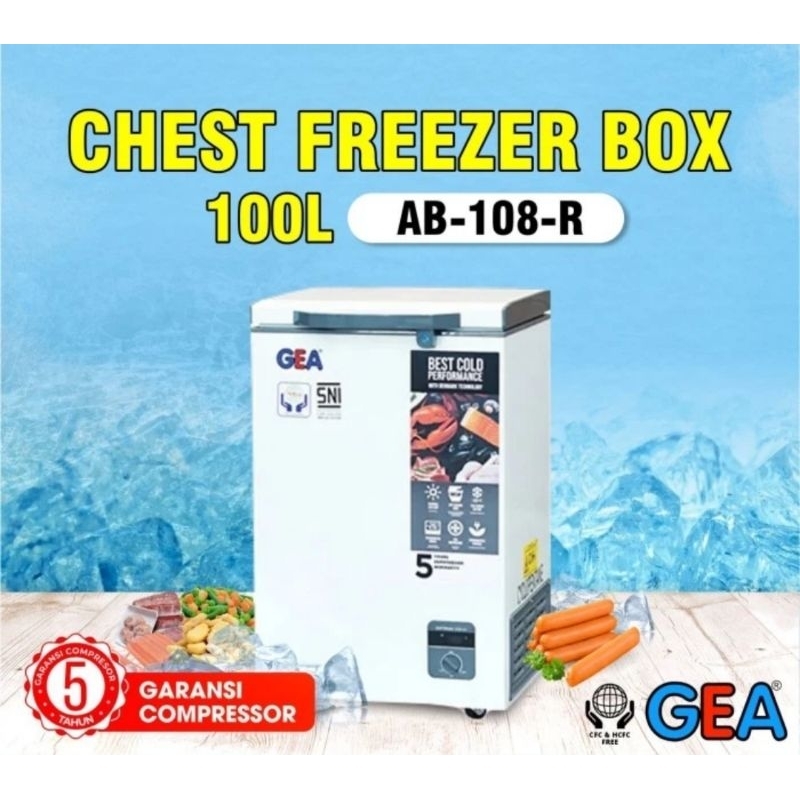 Jual FREEZER BOX GEA 100 LITER | Shopee Indonesia
