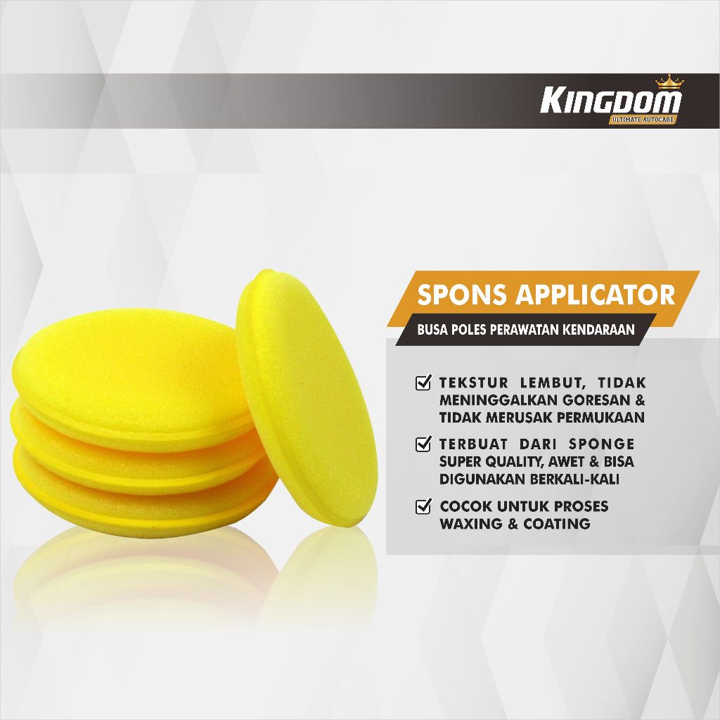 Jual Kingdom Busa Spons Applicator Poles Cuci Mobil Atau Motor Sponge ...