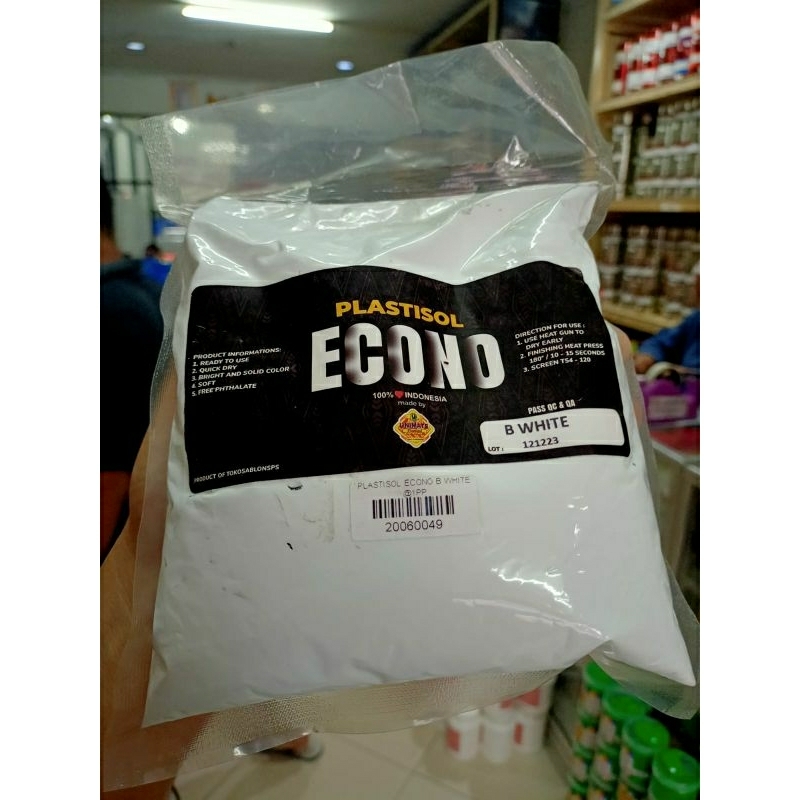 Jual Tinta Plastisol Unimate ECONO series kemasan 1kg PP | Shopee Indonesia