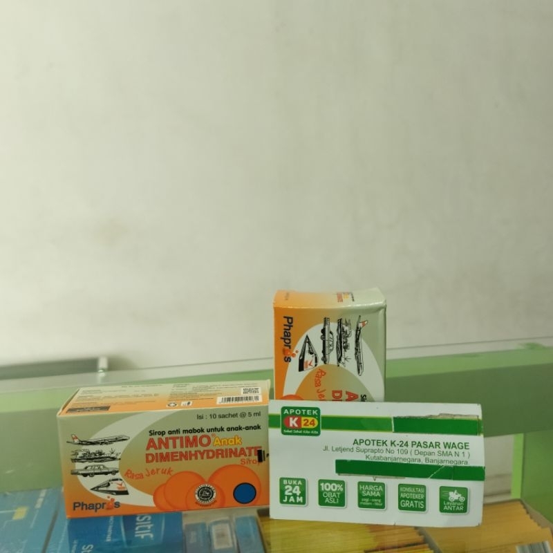 Jual Antimo Anak Sirup Rasa Jeruk 5ml (per Dos) | Shopee Indonesia