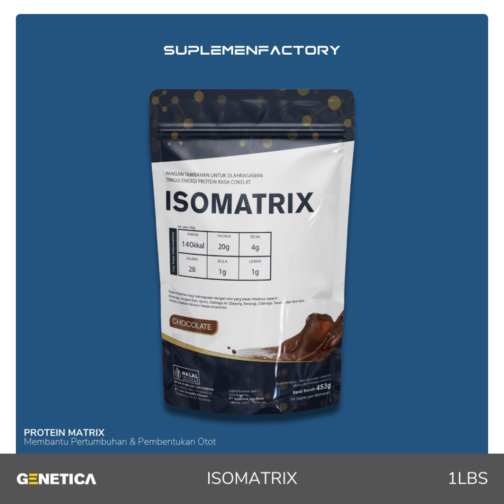 Jual Genetica Isomatrix Protein Isolate Matrix | Shopee Indonesia