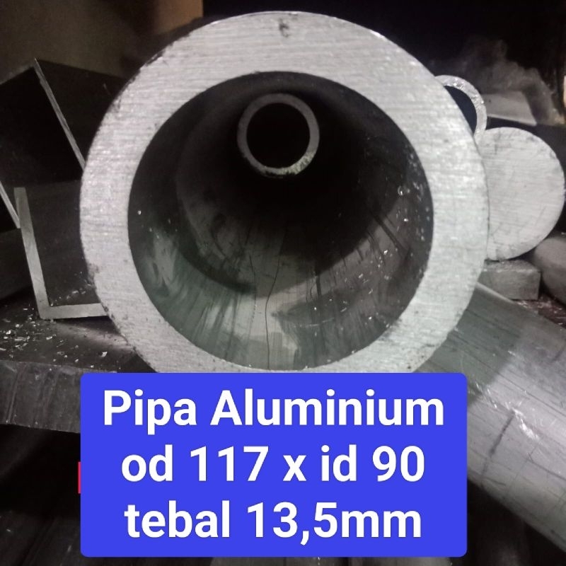 Jual Pipa Aluminium od 117 x id 90 x 100 (6063) | Shopee Indonesia