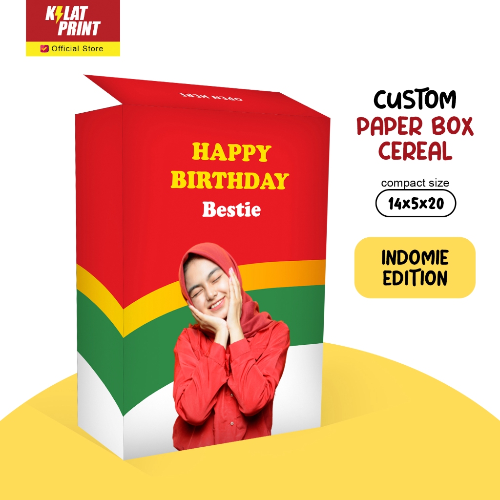 Jual Gift Box Custom Cereal Kado Ala Indomie Edition | Shopee Indonesia