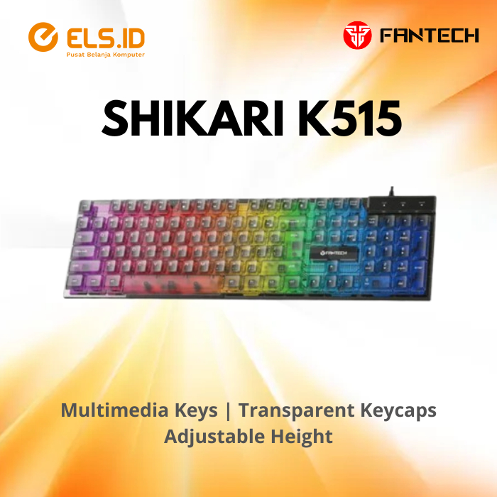 Jual Fantech Shikari K515 Keyboard Gaming RGB Membrane Keycaps ...