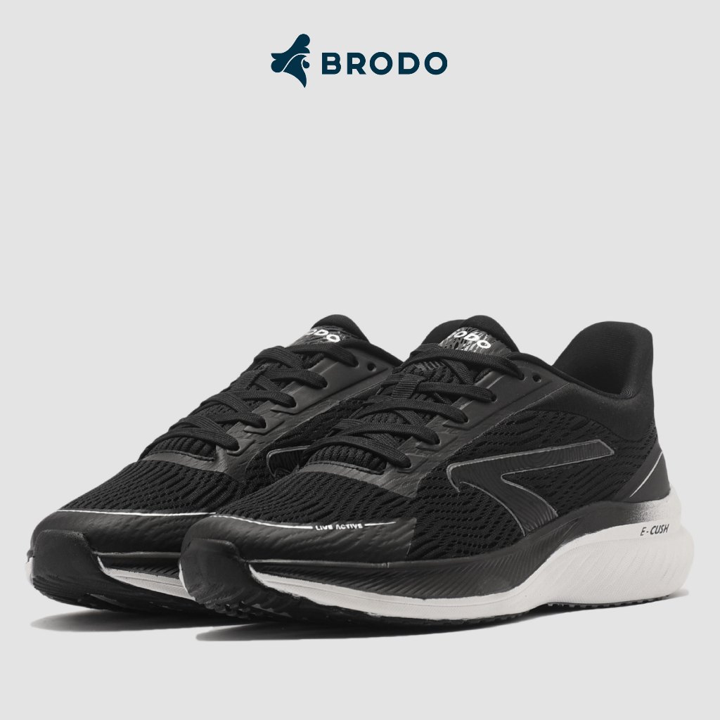 Jual BRODO - Running Shoes Active Inizio Black OWS | Shopee Indonesia