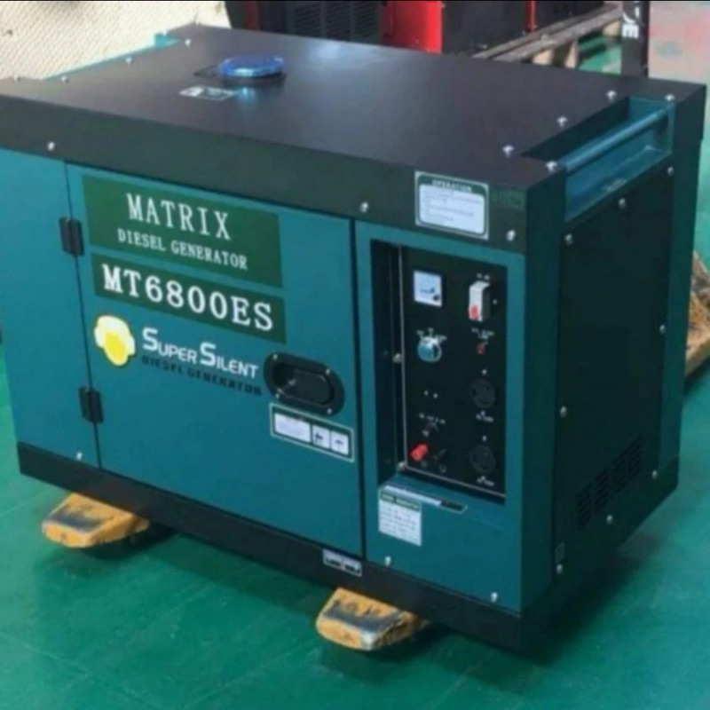 Jual GENSET DIESEL SUPER SILENT MATRIX MTX 6800 ES 5000 WATT | Shopee ...
