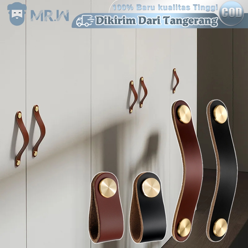 Jual Gagang Pintu Lemari Kulit Handle Lemari Minimalis Tarikan Pintu ...