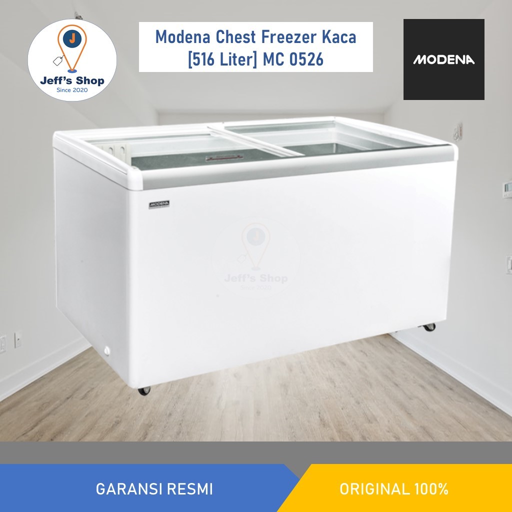 Jual Modena Chest Freezer / Freezer Box Kaca [516 Liter] MC 0526 ...