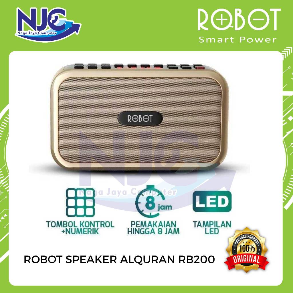 Jual Speaker Bluetooth Alquran Robot RB200 Bluetooth Speaker dengan ...