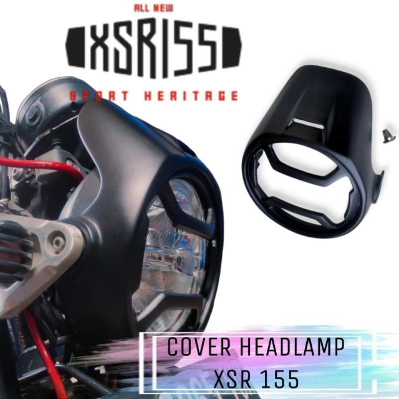 Jual Cover Headlamp Visor Yamaha xsr 155cc PNP | Shopee Indonesia
