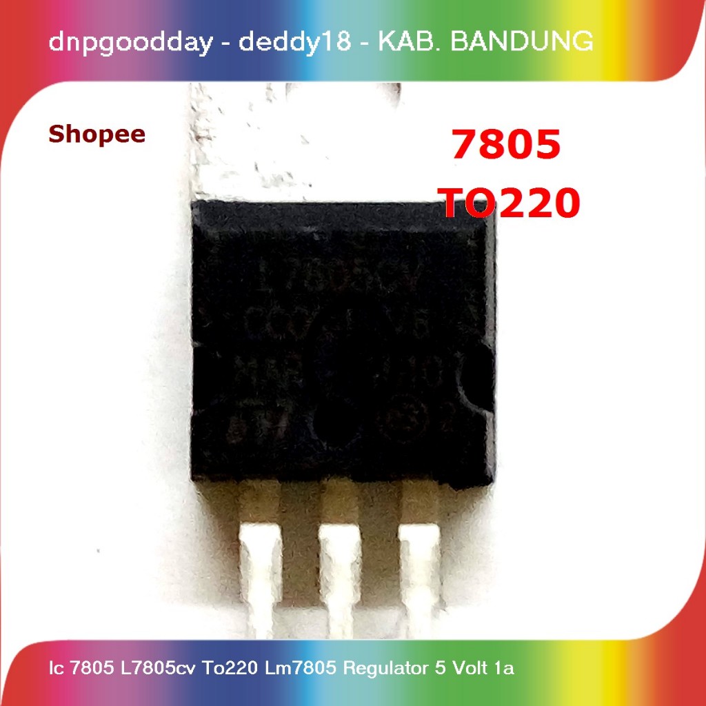 Jual ic 7805 l7805cv to220 lm7805 regulator 5 volt 1a | Shopee Indonesia